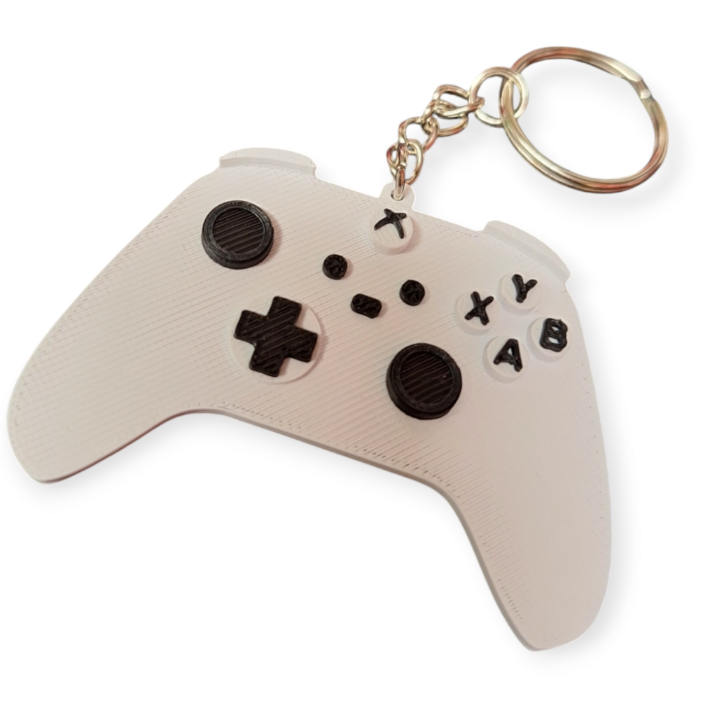 Mini Game Controller Key Ring - Quantum Filament 3D